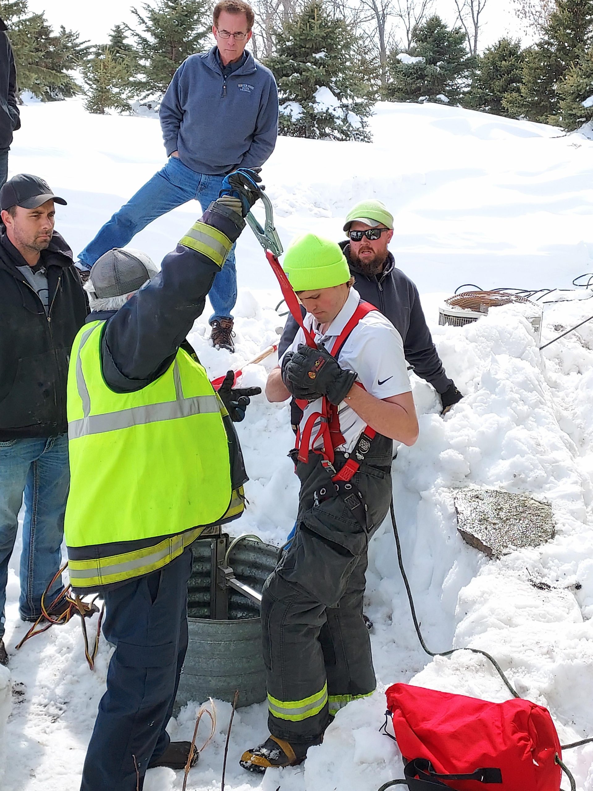 Sanborn, ND Fire & Rescue crews save dog from fall into deep well | Y94